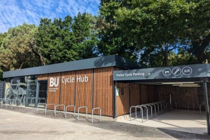New Cycle Hub open at Talbot Campus | Bournemouth University